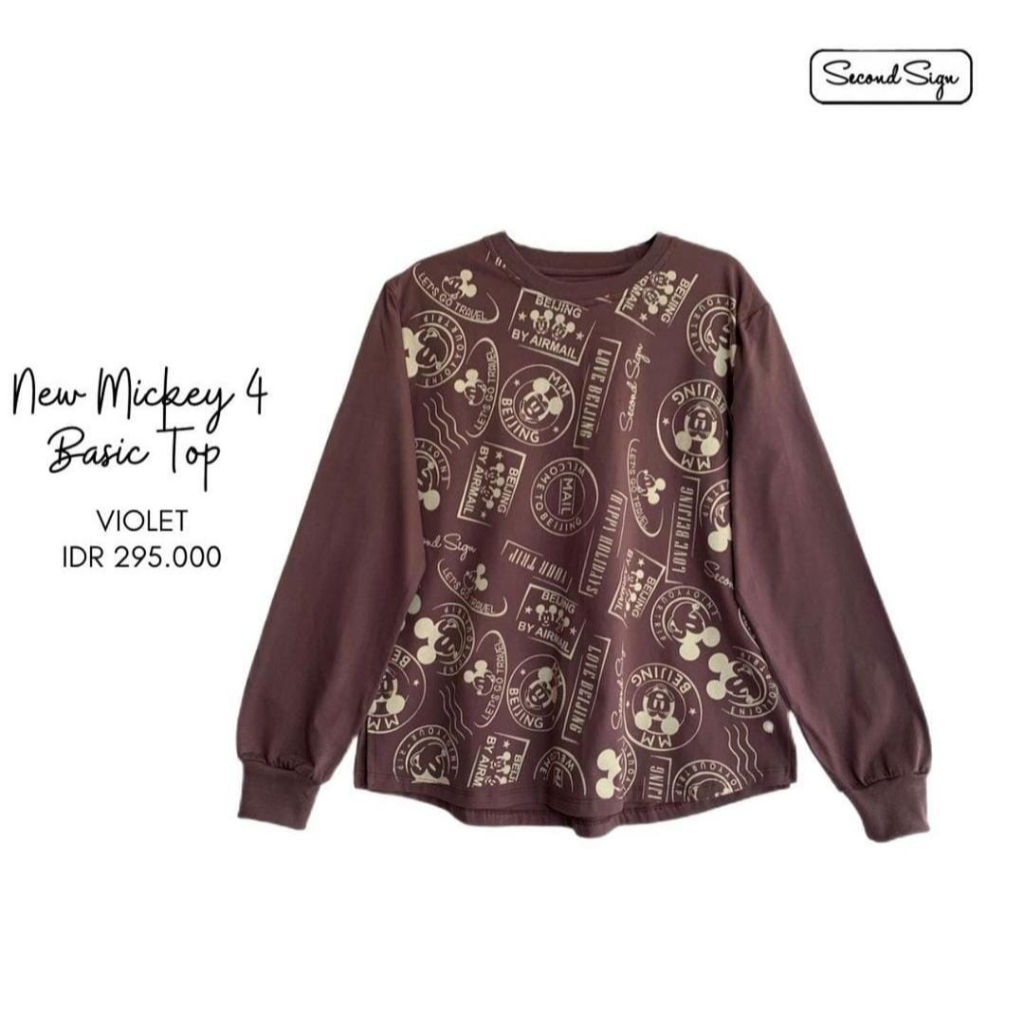 New MICKEY BASIC TOP | Shopee Malaysia