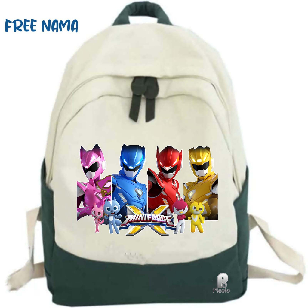 Miniforce UNISEX Cartoon School BACKPACK BACKPACK (FREE Name) | Shopee ...