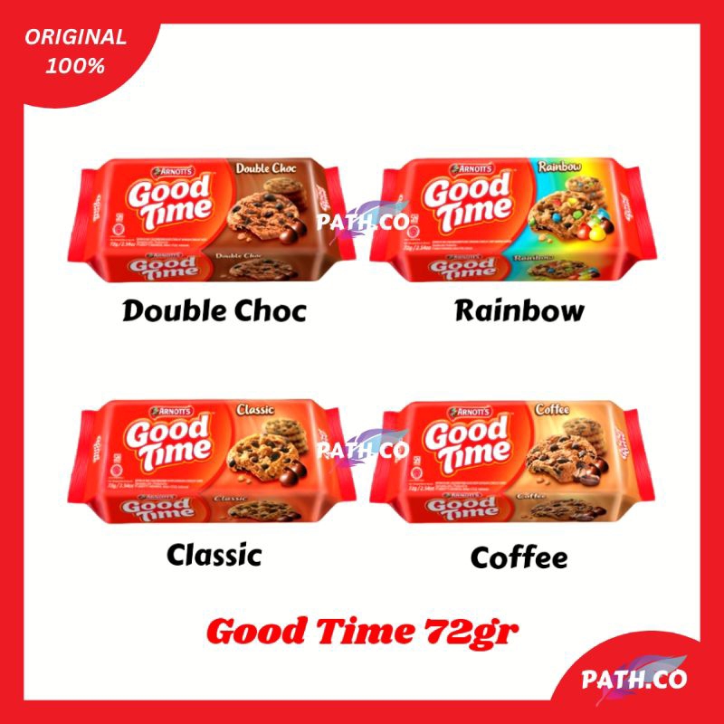 Biscuit Good Time Arnotts Cookies Packaging 72gr | Double Ch | Classic ...