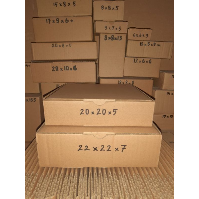 Cardboard 25x25x5 cm Plain diecut | Shopee Malaysia