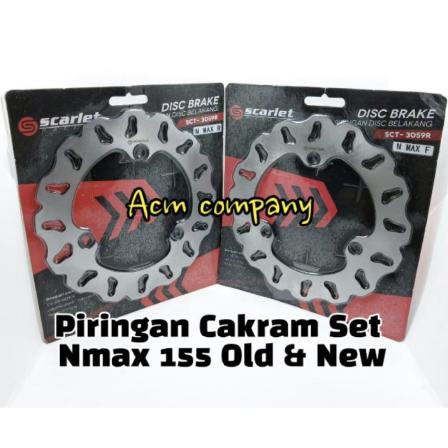 Disc Plate Set Front And Rear Yamaha Nmax 155 Old New Rigi | Shopee ...