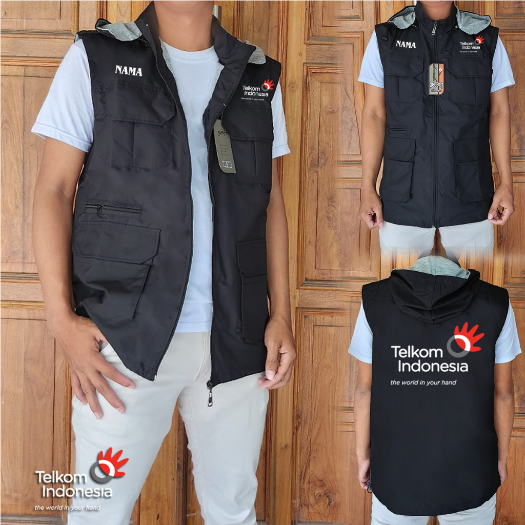 Indonesian TELKOM VEST JACKET | Shopee Malaysia