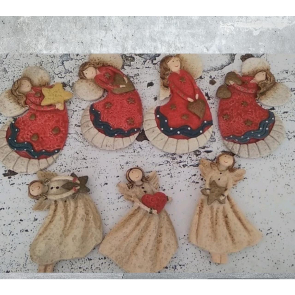Refrigerator magnets with various angel motifs made from premium ...