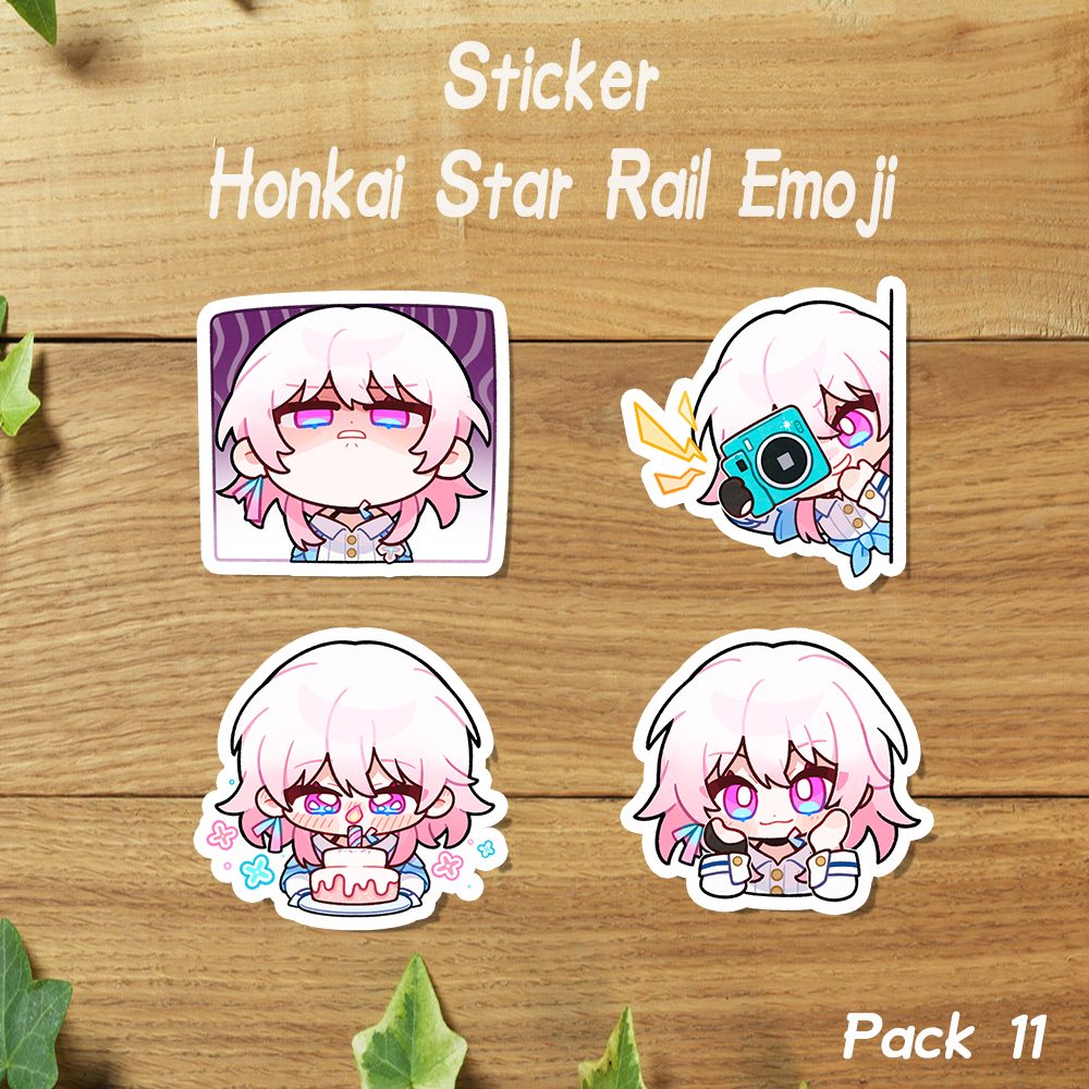 Honkai Star Rail Emoji Vinyl Sticker / Honkai Star Rail Character ...