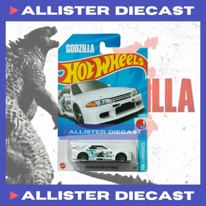 PUTIH Hot Wheels Nissan R32 Godzilla (Hot ITEM) ALLISTER DIECAST Hot ...