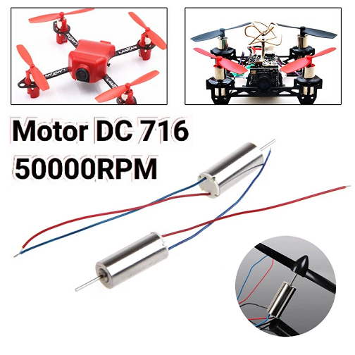 Mini Dynamo Motor Drone 716 Coreless Brushed Micro Dc 3.7v Super Fast ...