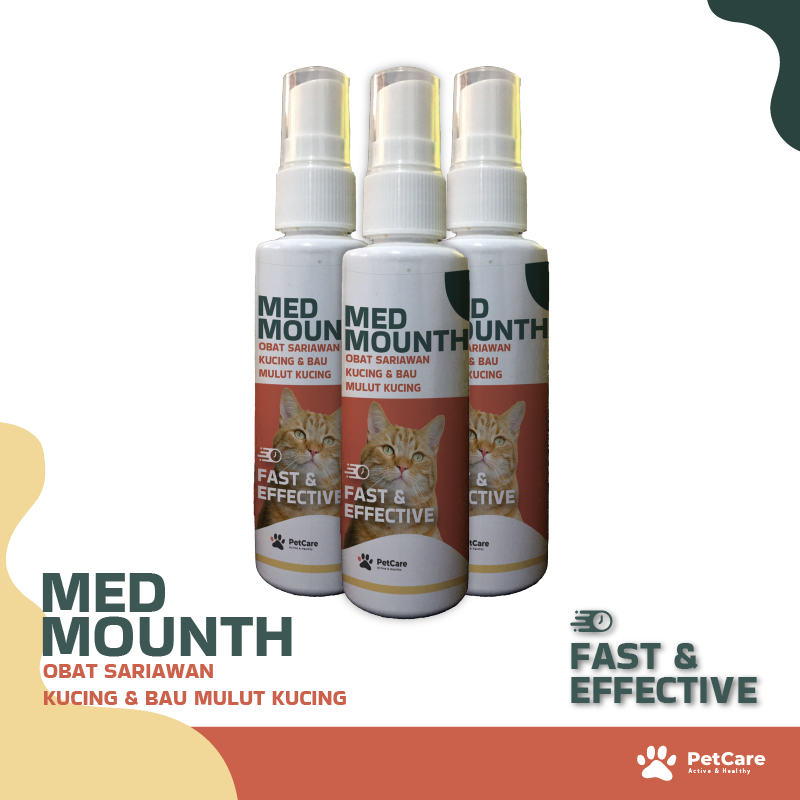 Medicine For Thrush And Cat Breath MED MOUNTH 60ml | Shopee Malaysia