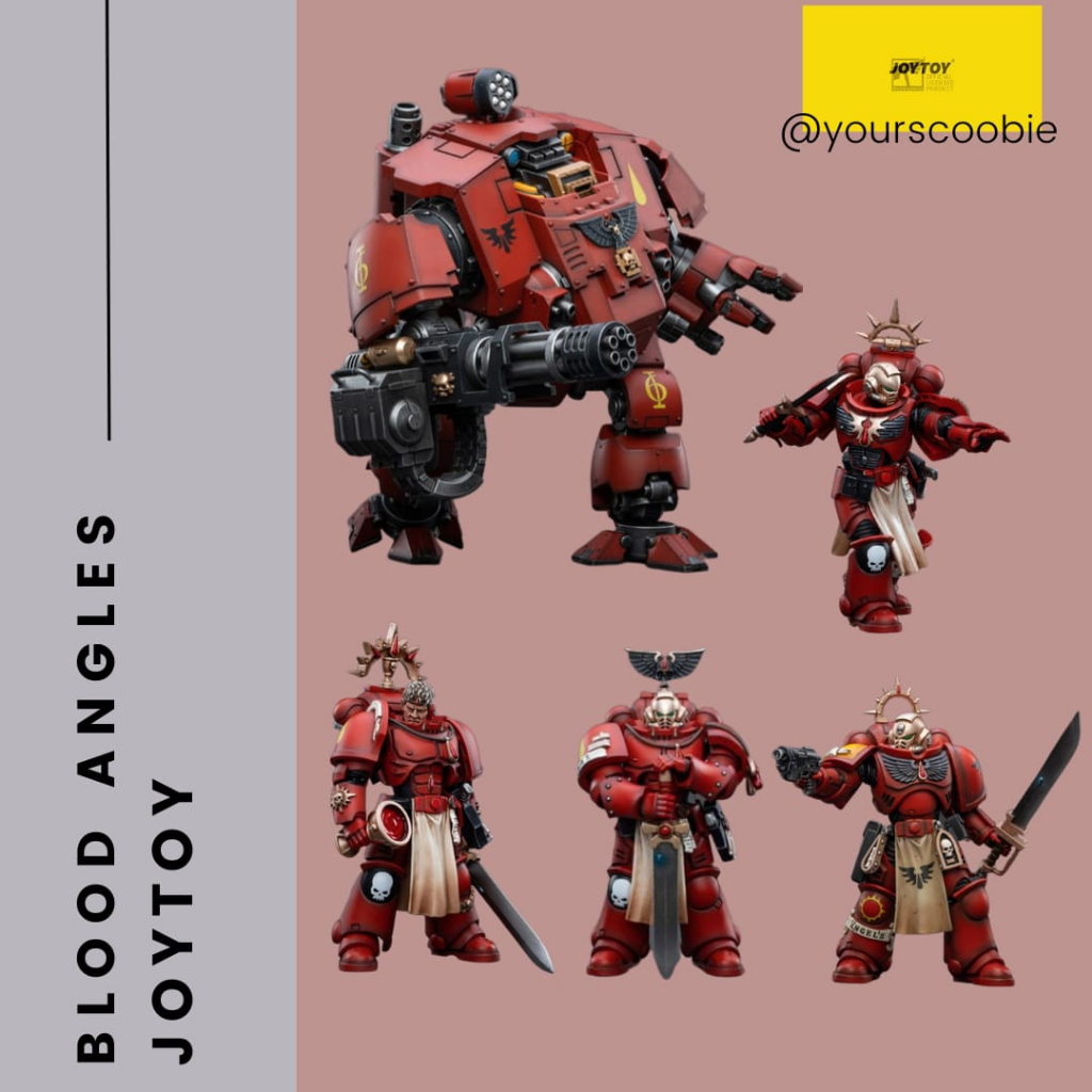 Joytoy WARHAMMER 40K Blood Angles team 1/18 ACTION FIGURE | Shopee Malaysia
