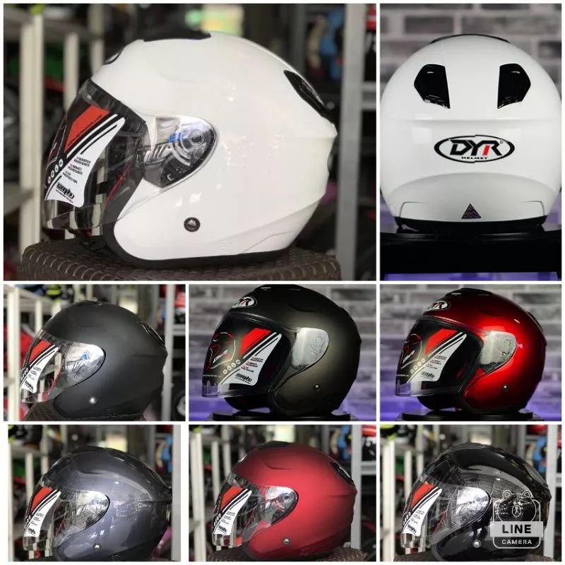 Original Kyoto Model DYR Osaka Half Face Helmet | Shopee Malaysia