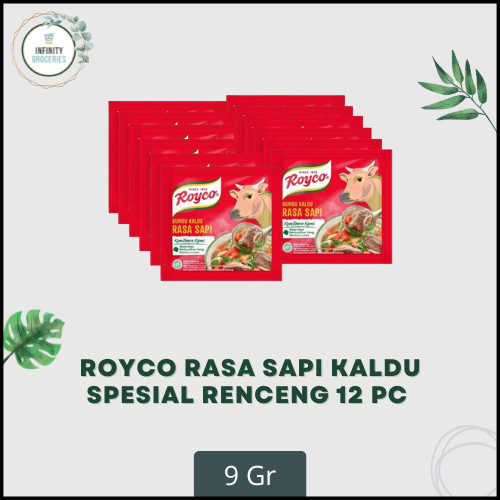 Royco SPECIAL BROTH BEEF FLAVOR PACKAGING 9 GR RENCENG 12 PC!! | Shopee Malaysia