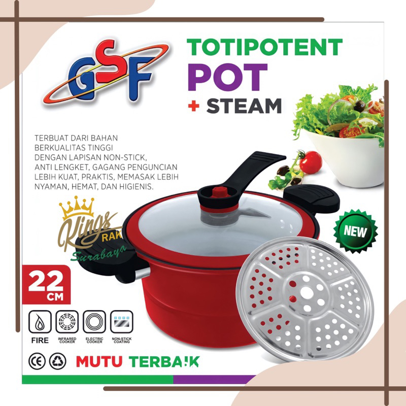 Pressure Cooker Pot Presto Teflon Steamer Pressure Cooker Pot Color 3 ...