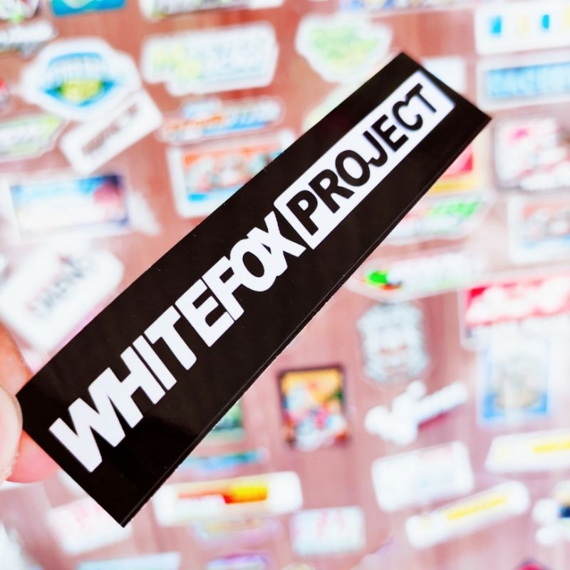 White fox project sticker gloss box | Shopee Malaysia