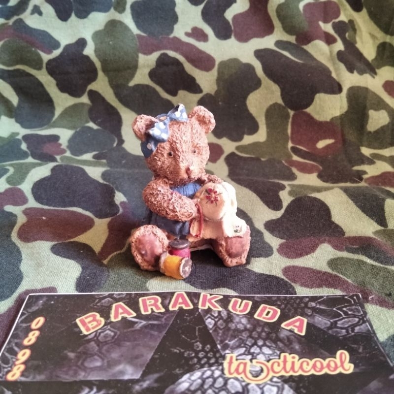 Mama Bear Mini Bear Statue Vintage Souvenir Bear Display | Shopee Malaysia