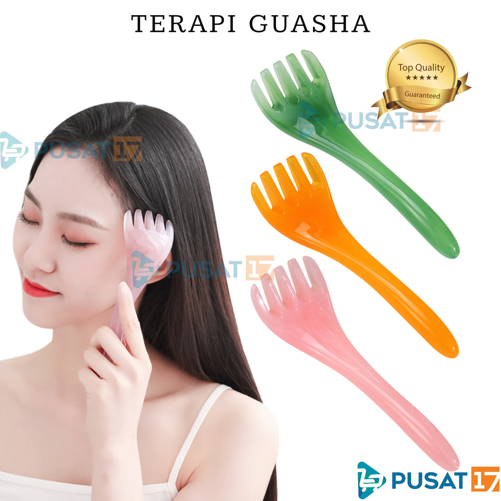 Pusat17 GUASHA FACE MASSAGER COMB TERAPY GUY SHA / FACIAL MASSAGE TOOL ...