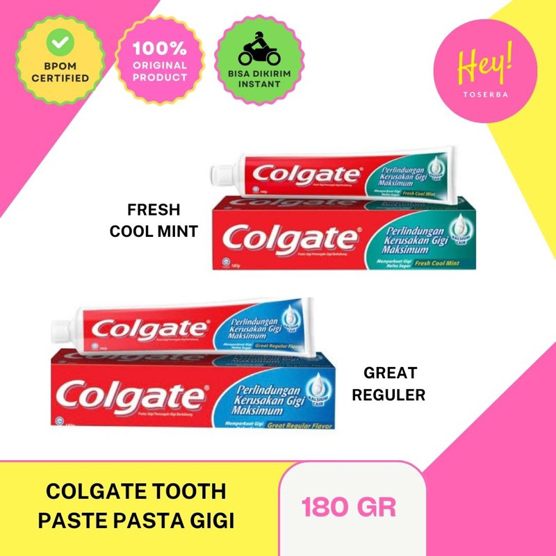 Colgate Toothpaste Fresh Cool Mint, Colgate Toothpaste Great Regular ...
