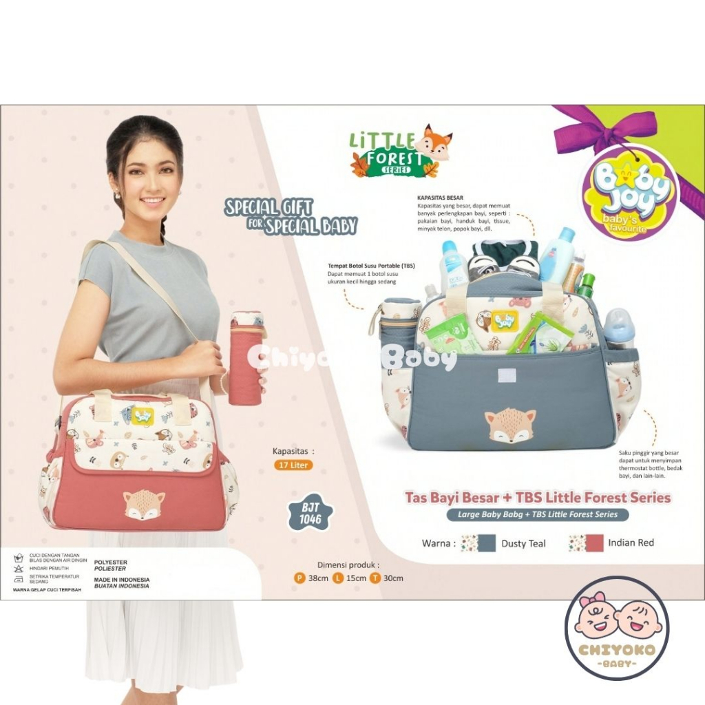 Little FOREST SERIES - Big BABY Bag+TBS Brand BABY JOY - BJT1046/Small BABY Bag BJT1045 | Shopee ...