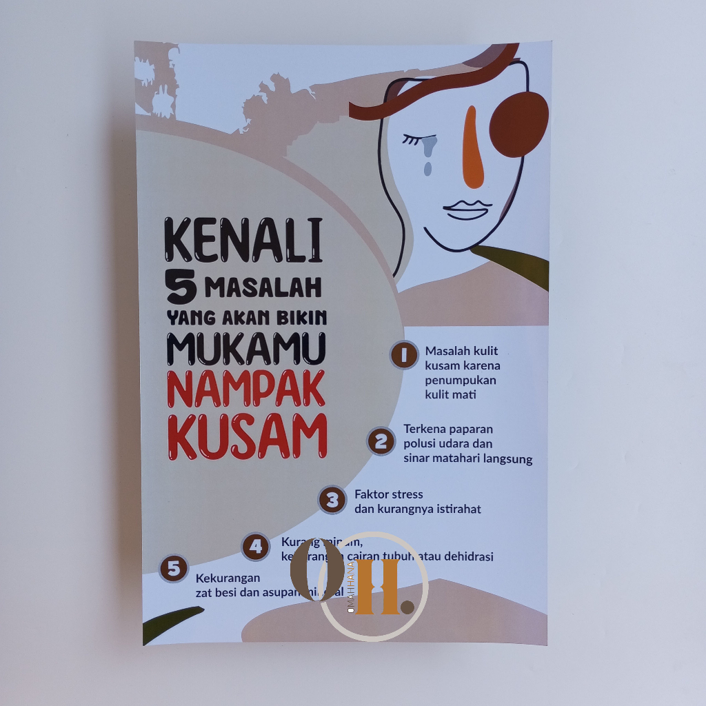 Get to Know 5 Dull Skin Problems Poster - Skin Health Poster | Shopee ...