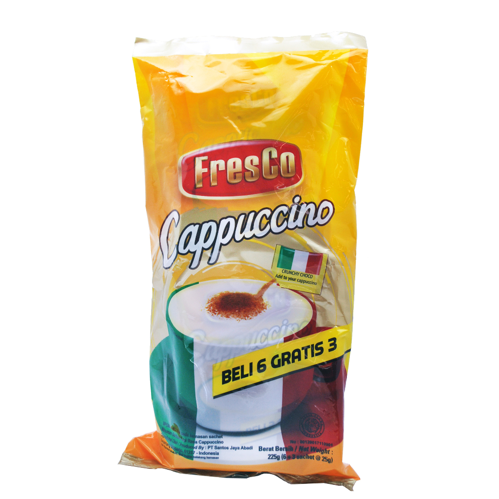 Coffee FRESCO CAPPUCCINO COFFEE MIX Contents 6@ 25GR | Shopee Malaysia