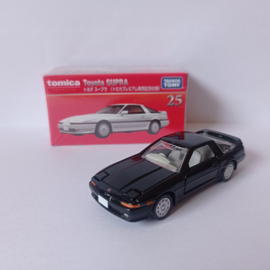 Tomica Premium 25 Toyota Supra black diecast Toy Car takara tomy ...