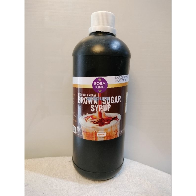 MERAH Boba KING BROWN SUGAR SYRUP/1 LITER BROWN SUGAR SYRUP | Shopee ...