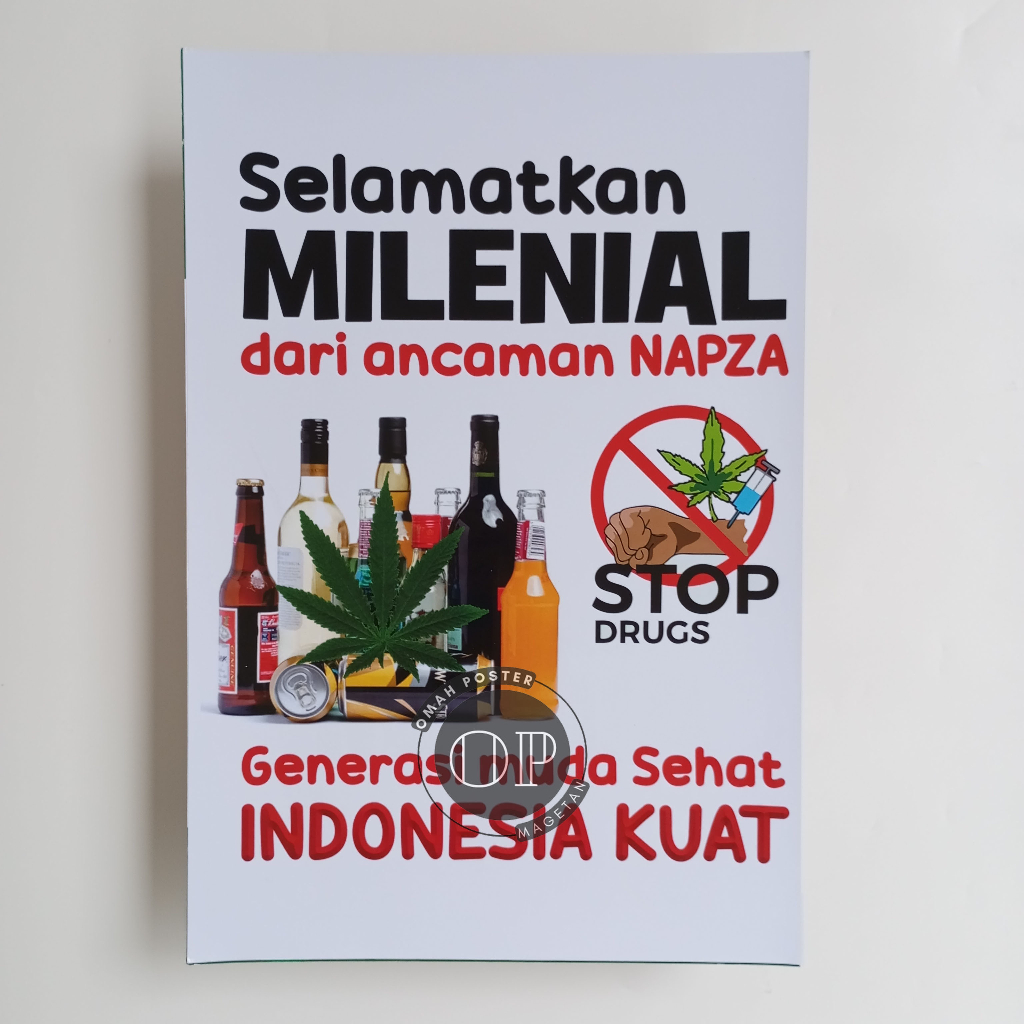 Poster Save Millennial Generation From NAPZA Threat - Poster Appeal ...