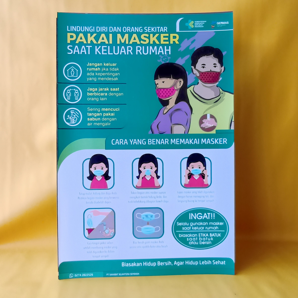 Regulation Poster | Poster on wearing masks when going out of the house ...