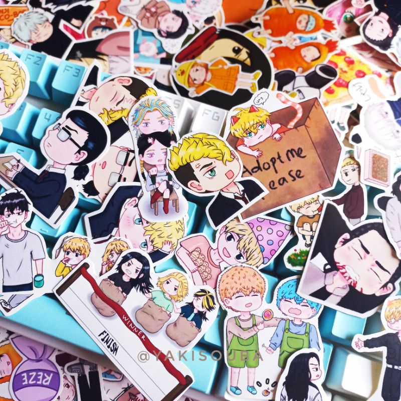 Random ANIME STICKER PACK / ANIME STICKER REQUEST | Shopee Malaysia