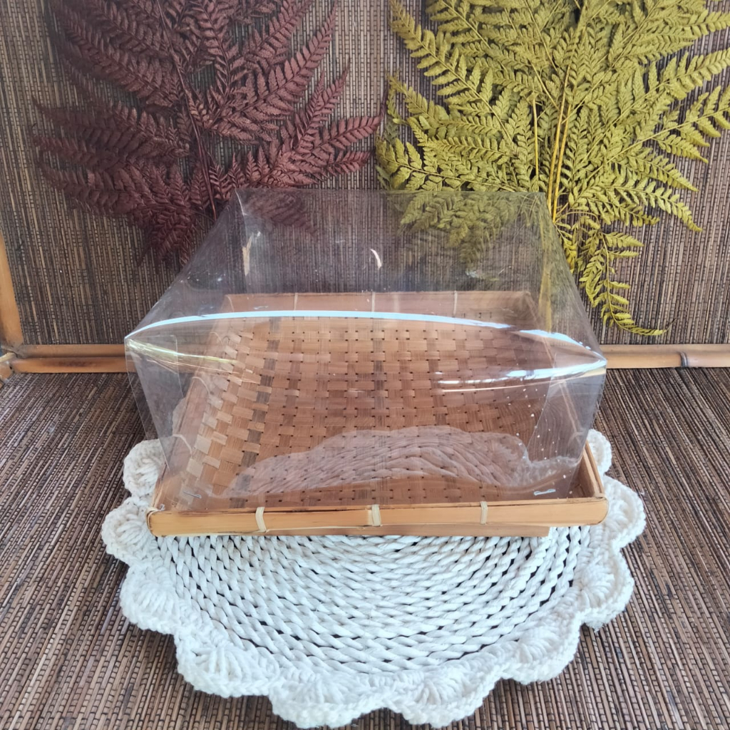 Mica Plate Basket 25x25cm | Delivery Container | Gift container | Fruit ...