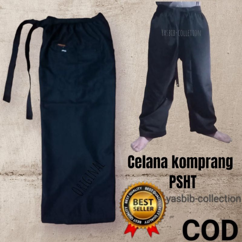 HITAM Komprang silat pants psht resident model pangsi pants student/ips ...