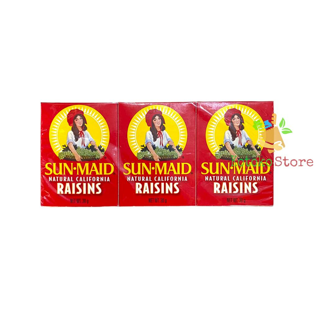 Sun Raisins•Maid Raisins [Contains 6 x 30gr] | Shopee Malaysia