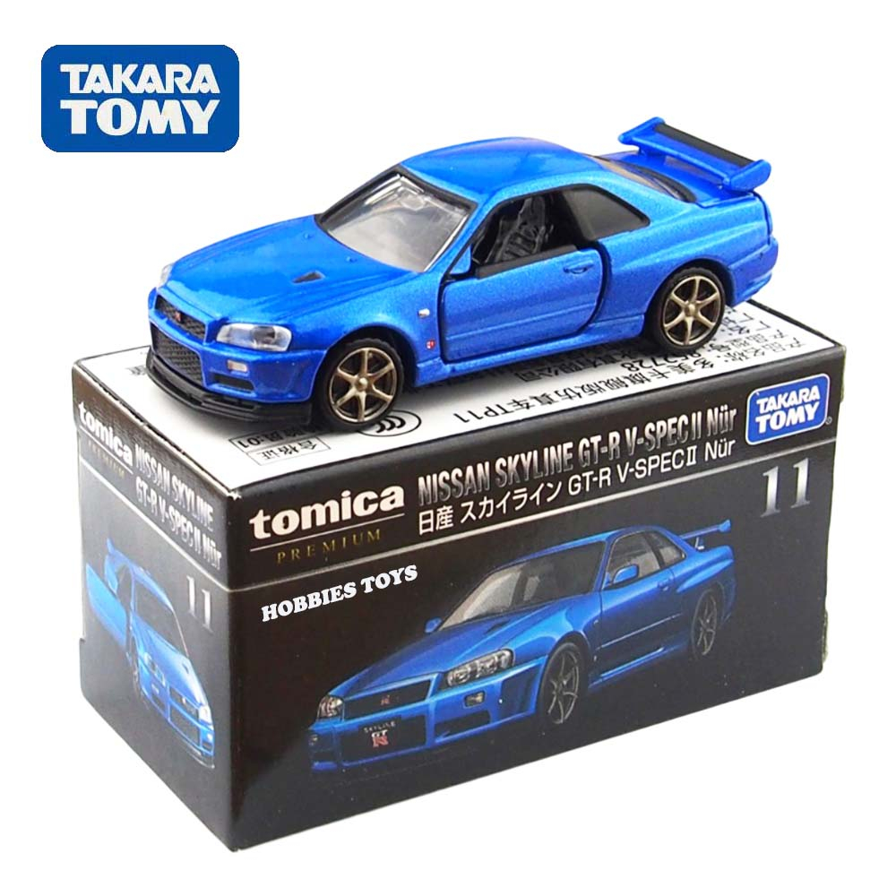 Tomica Premium 11 Nissan Skyline GT-R R34 V-Spec II Nur Scale 1/62 ORI Seal | Shopee Malaysia