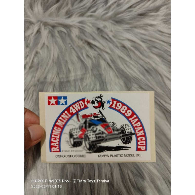 Tamiya Sticker / Mini Sticker 4WD Japan Cup 1989 Coro (Ori Tamiya ...