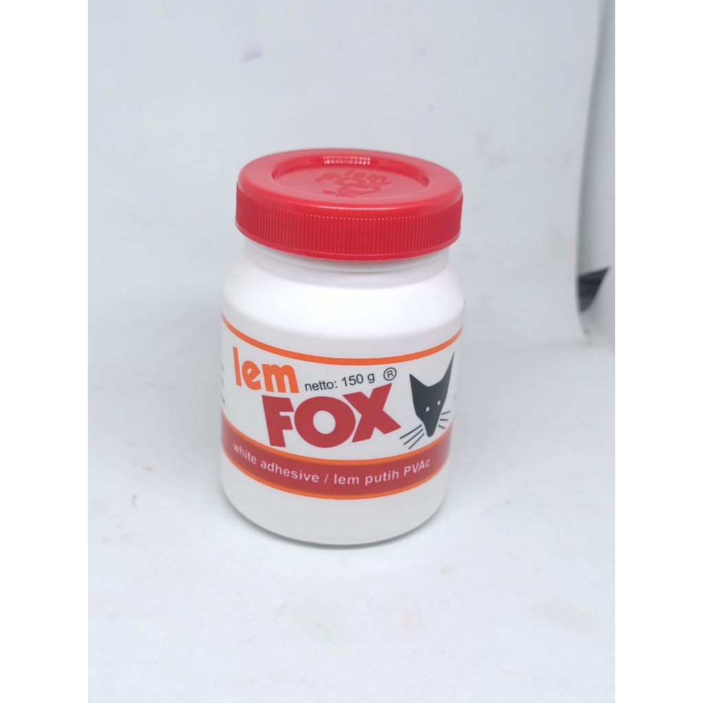 PUTIH KAYU Fox Glue Tube Paper Glue White Liquid Wood Glue 1 Tube ...