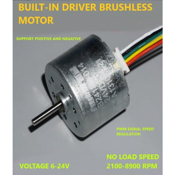 Dynamo Motor Built-In Driver Brushless Motor B2148 6-24V (310MX ...