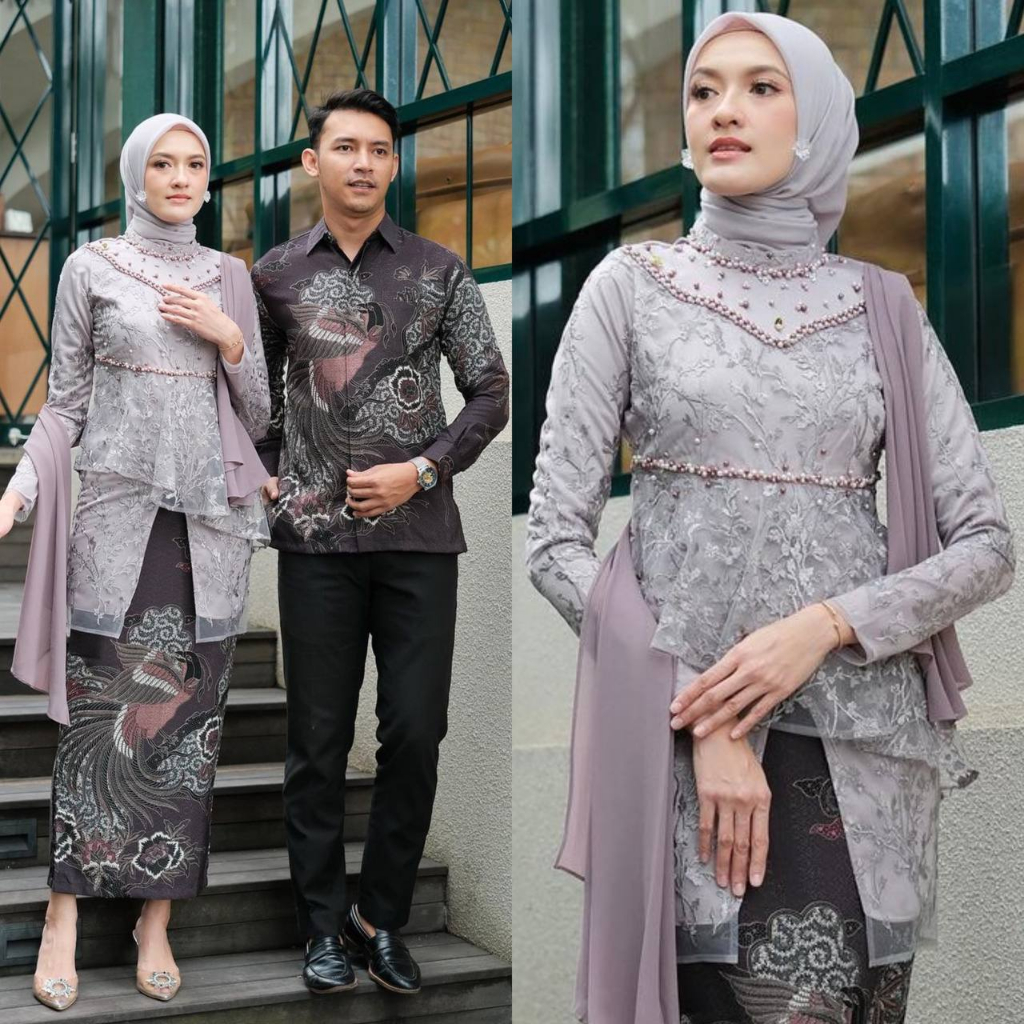 New Batik Kebaya Couple Modern Kaluna Kebaya Graduation Tunic Set ...