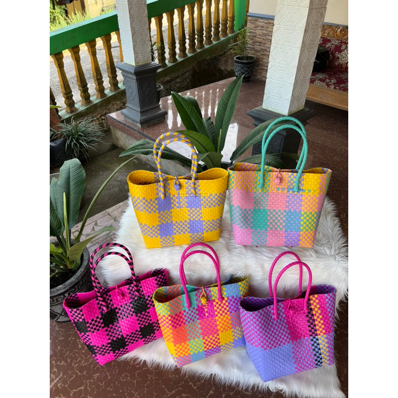 (No Accesories) SHOPPHING BAG Jali BAG Jali BAG Plastic Woven BAG ...