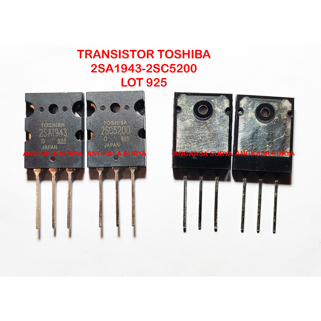 Toshiba Transistor A1943 C5200/2SA1943 2SC5200 Lot 925 2SA 1943 2SC 5200 | Shopee Malaysia