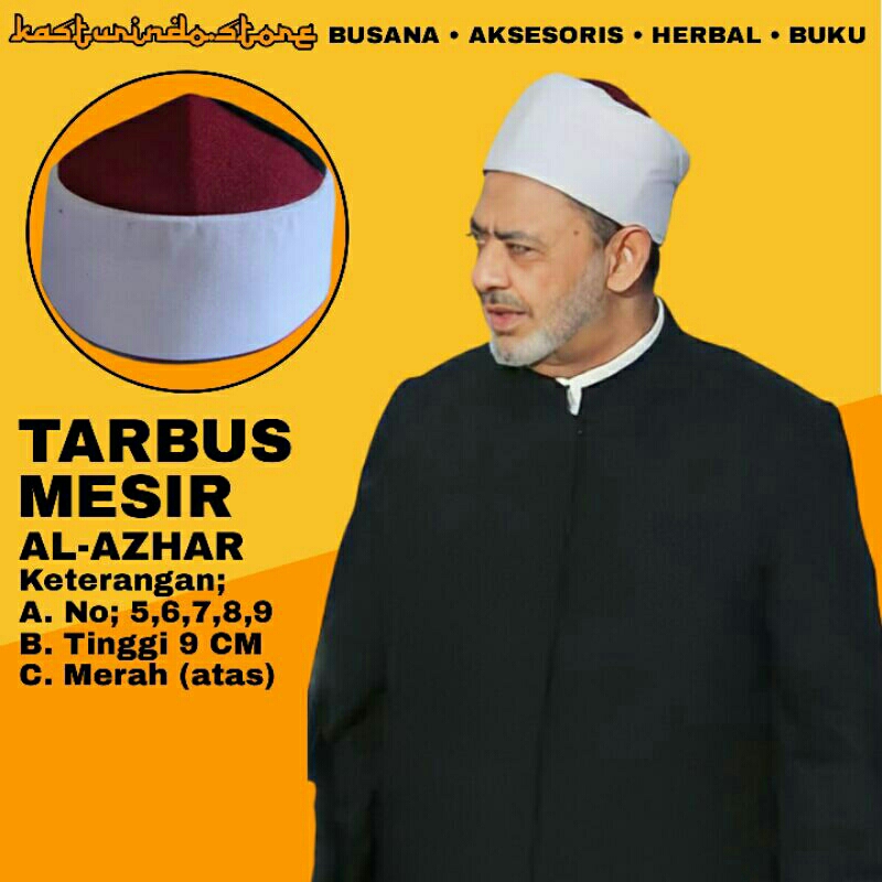 Peci Songkok Kopiah Dewan Mufti Al-Azhar Azar Al Azhar Egypt Fes Tarbus ...