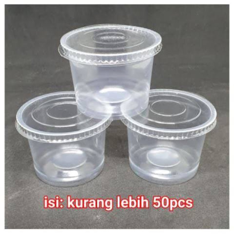 Agar-agar cup With Lid 65ml 90ml 100ml 120ml Contents 50pcs | Shopee ...