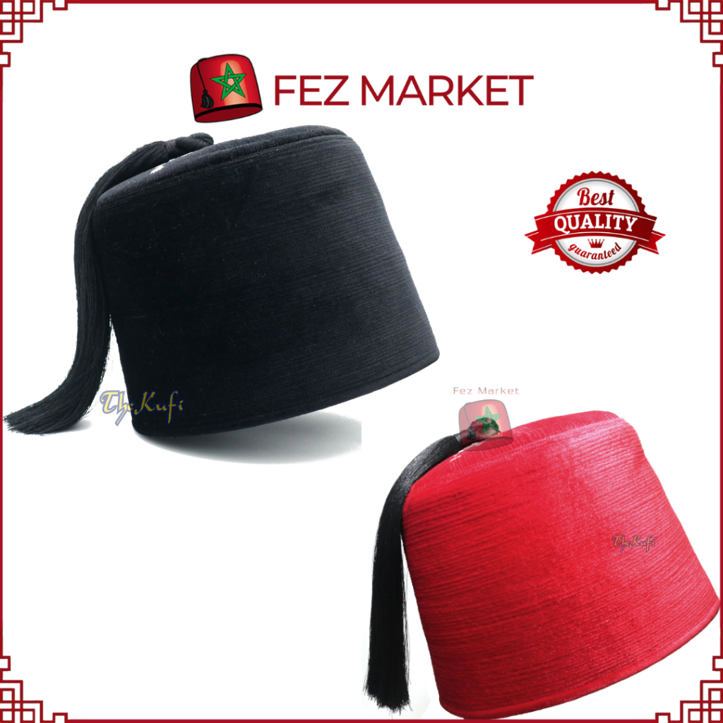 Tall Turkish Sufi Peci Premium Velvet Material Tall Turkish Style Fez ...