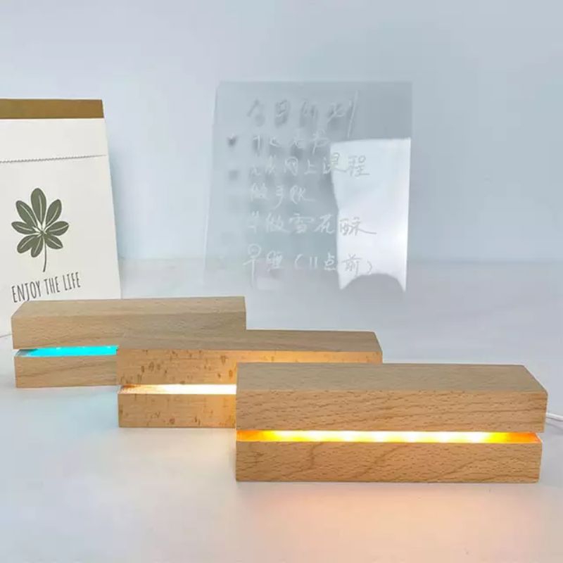 50pcs A6 Led Acrylic Base / Acrylic Decorative Light Stand | Shopee ...