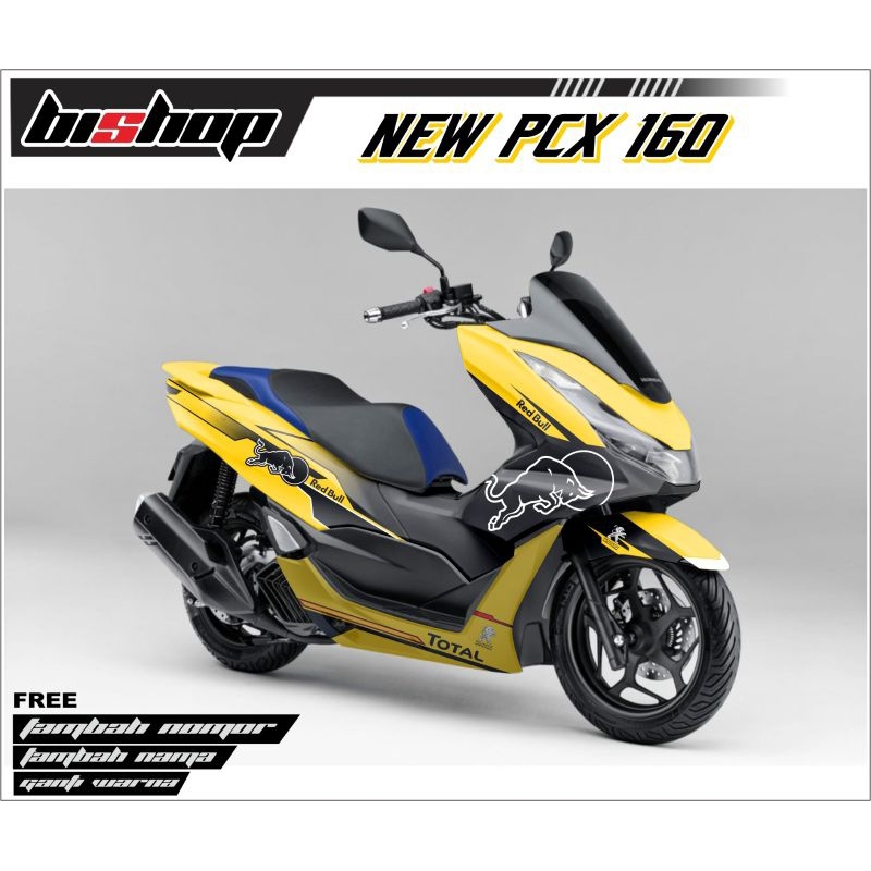 Decal sticker full body new pcx 160 redbull variations in total color ...