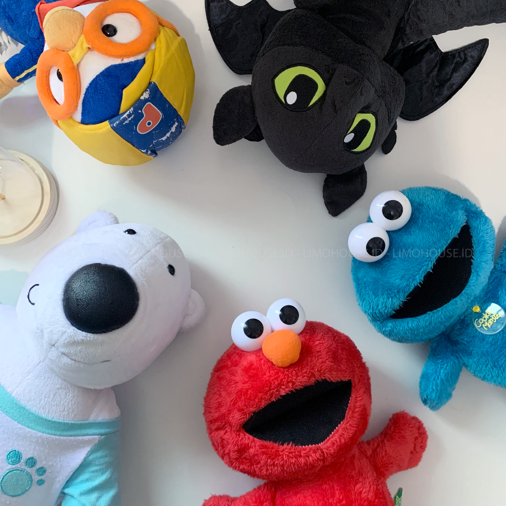 Pororo The Little Penguin Toothless Dragon Build A Bear Elmo Cookie ...