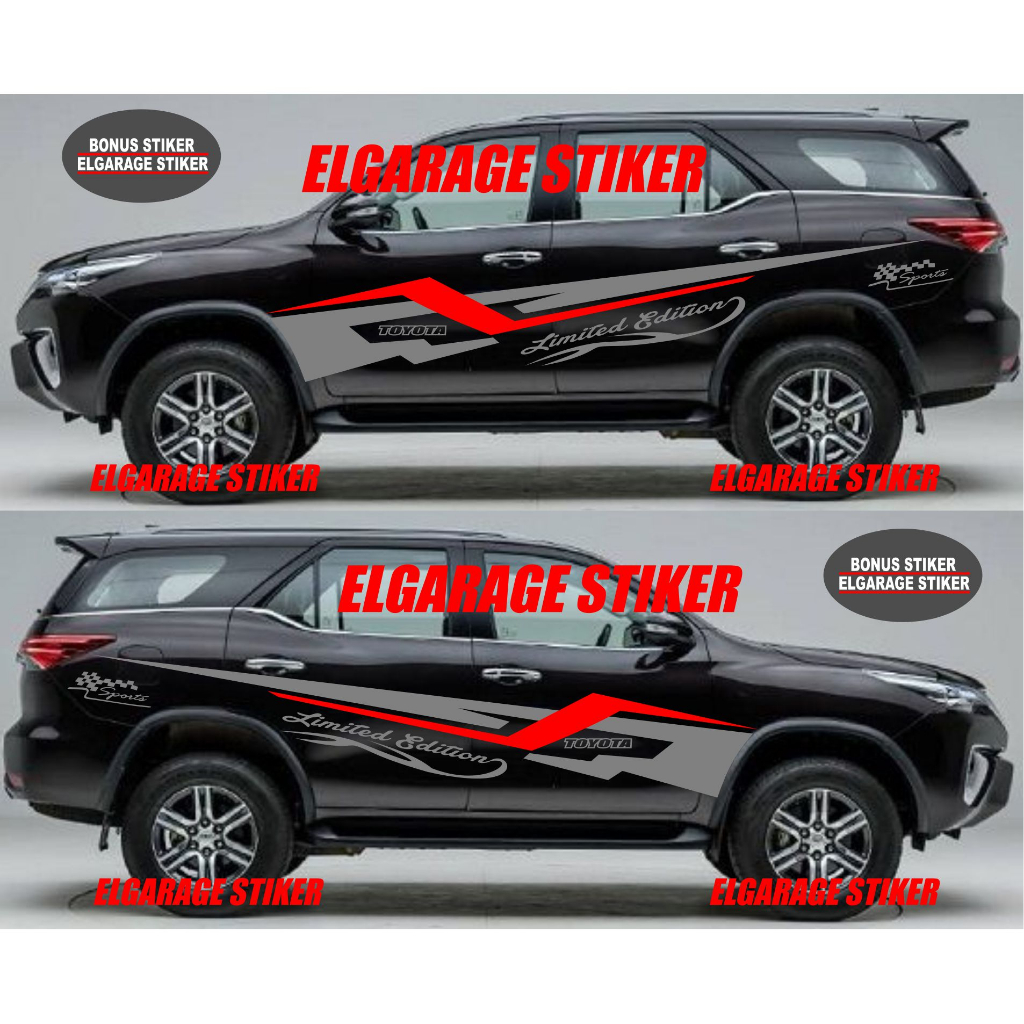 Fortuner Car Stickers cutting Stickers Variations Of The Latest all ...
