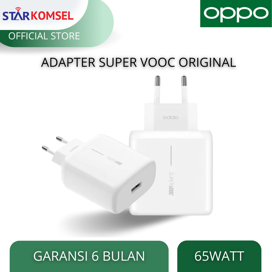 Adapter SUPER VOOC 65WATT ORIGINAL (6-Month OPPO Official Warranty ...