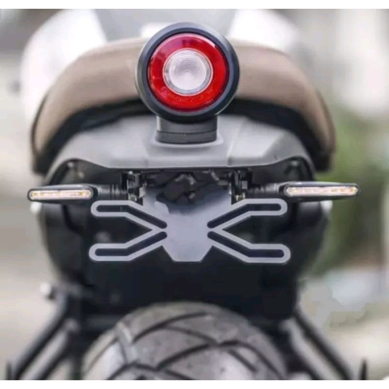 Yamaha XSR 155 TAIL NOPOL BRACKET TIDY XSR155 NUMBER PLATE HOLDER ...