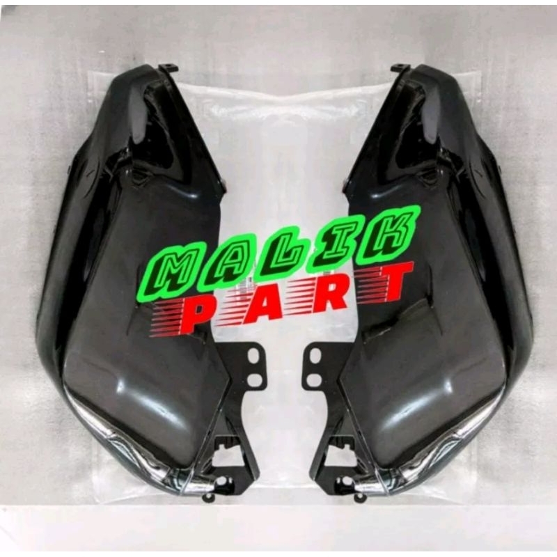 LEFT RIGHT SIDE TANK COVER R15 VVA V3 BLACK GLOSSY ORIGINAL YAMAHA ...