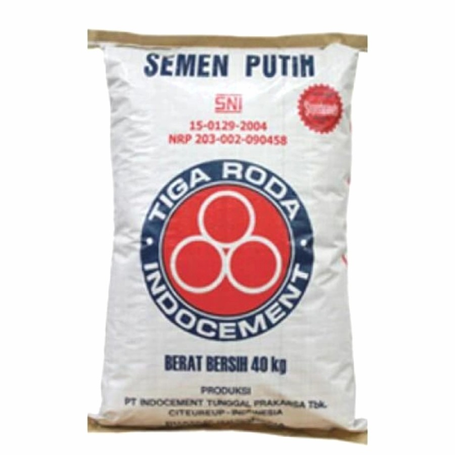 PUTIH Kilo White Cement 1 kg Three Wheel White Cement Retail | Shopee ...