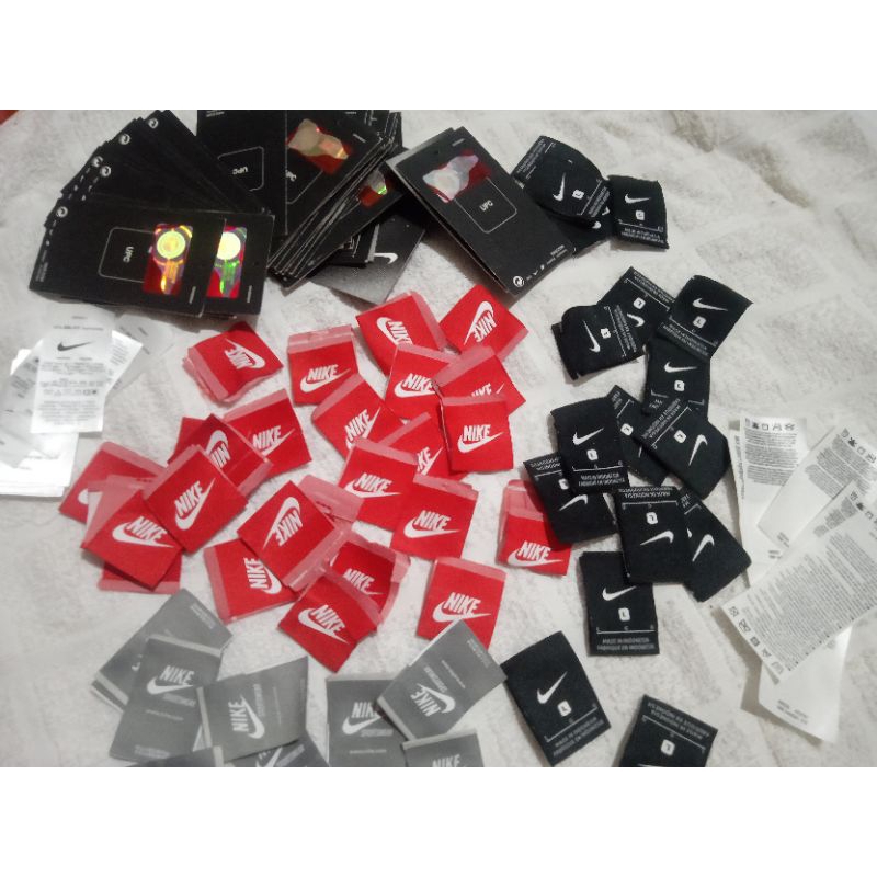 Original Nike Kappa under armor label Tag and washing Tag | Shopee Malaysia