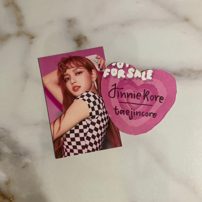 Blackpink LISA VARIOUS OFFICIAL PHOTOCARD ALBUM SQUARE UP KTL HYLT ...
